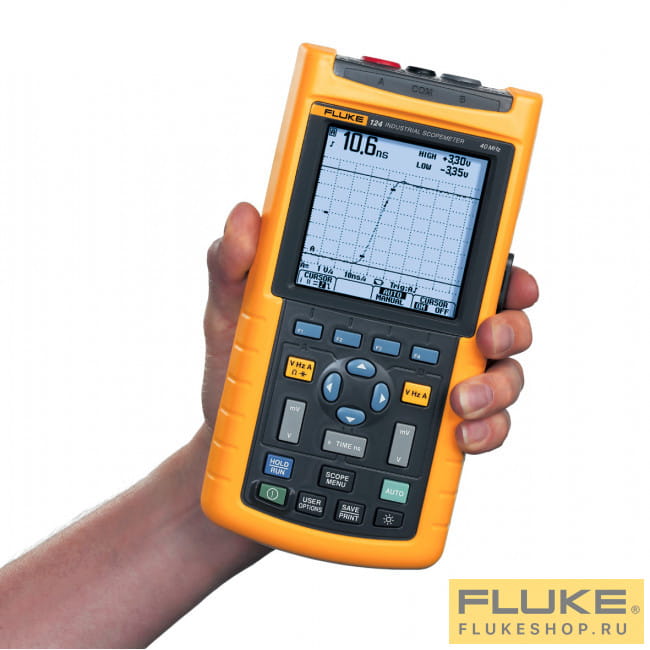 Осциллограф Fluke 124 2064049 - Осциллографы в фирменном магазине FLUKE