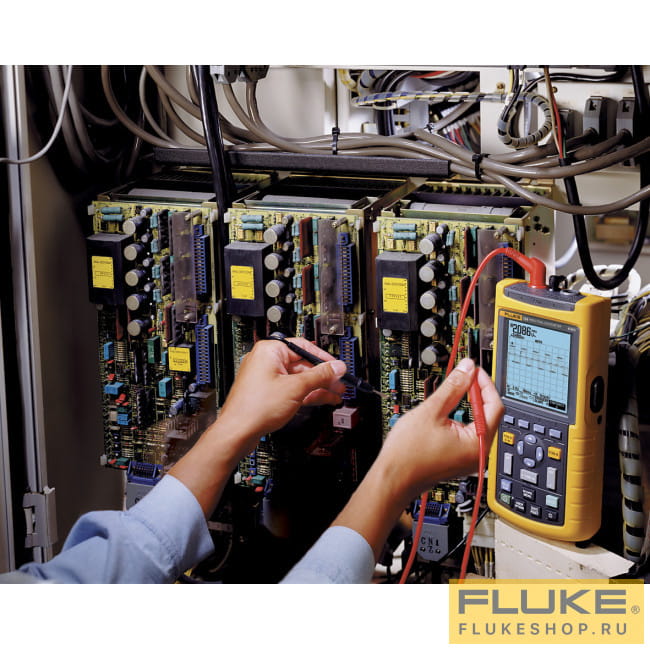 Осциллограф Fluke 124 2064049 - Осциллографы в фирменном магазине FLUKE
